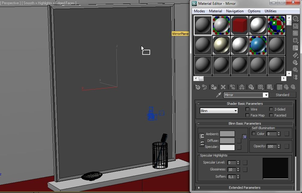 Creating Realistic Mirror Material In 3ds Max Tutorial 3Dvalley